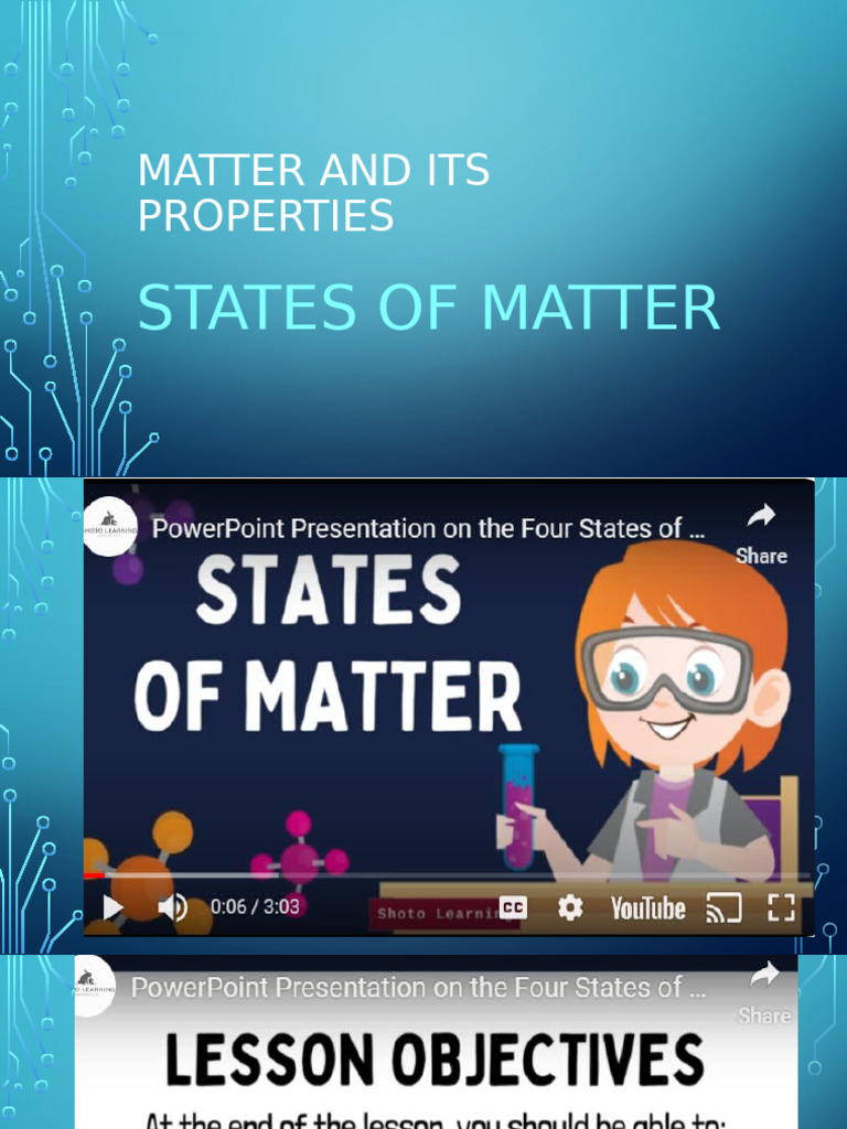 Matter and Its Properties Gen Chem 1 | PDF