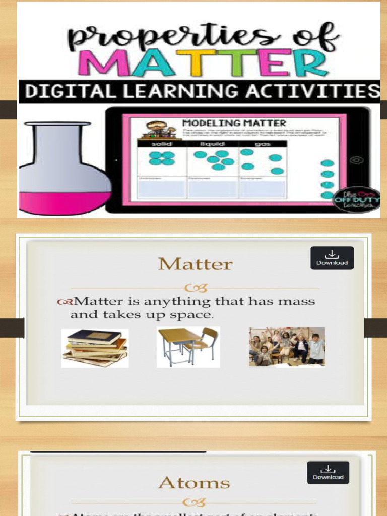 Properties of Matter Gen Chem 1ppt | PDF