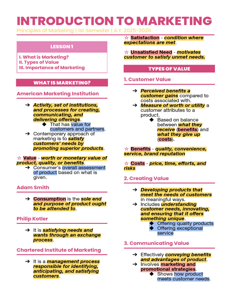 Introduction to Marketing Principles | PDF | Marketing | Brand