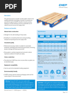 Technical Specifications Wooden Pallet CP3 EN | PDF | Pallet | Materials