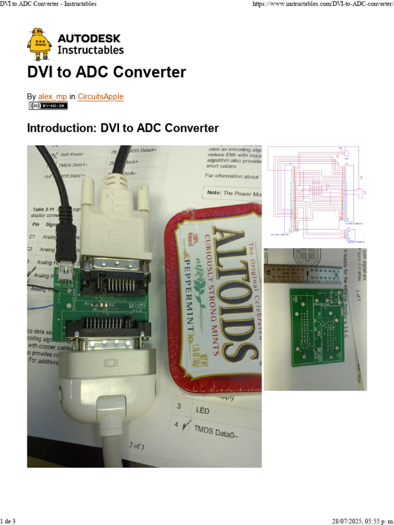 DVI to ADC Converter Guide | PDF | Electrical Connector | Computer Hardware