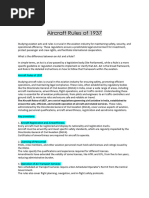 Aircraft Rules and Security Regulations | PDF | Airport Security | Aviation