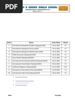 Silverzone Olympiad Registration 2025-26 | PDF