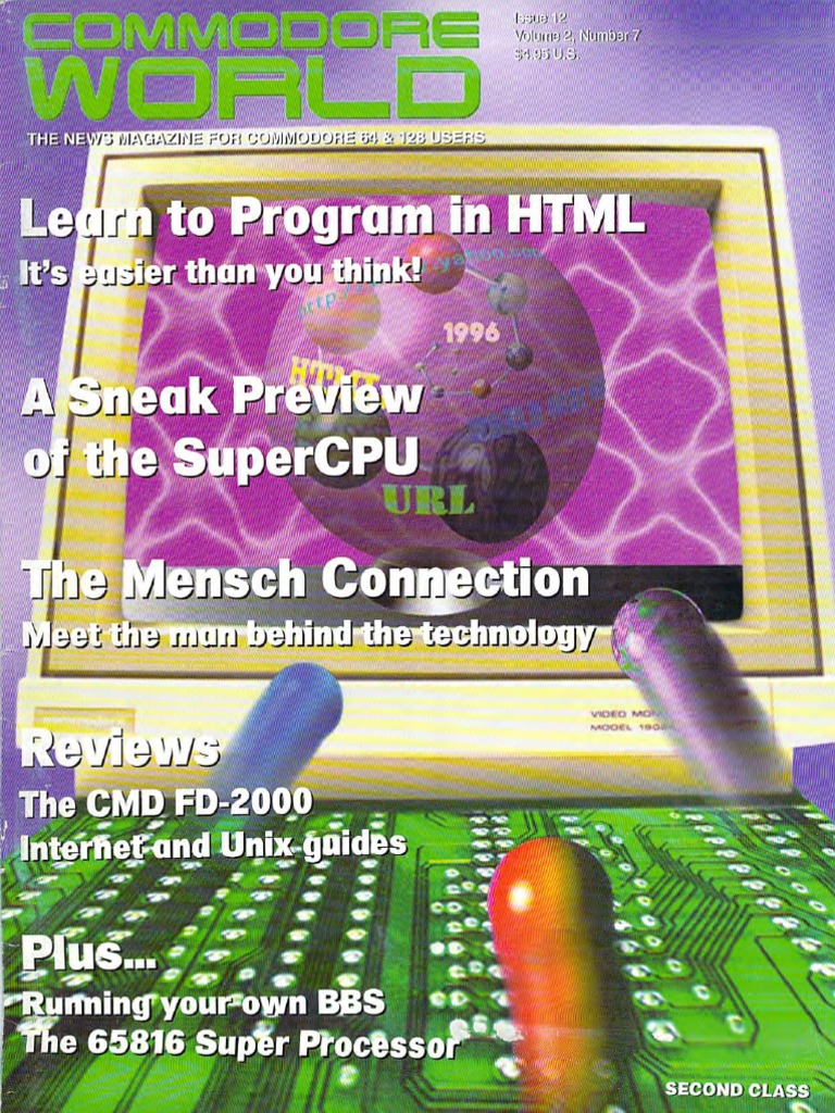 Commodore World Issue 12 | PDF | Microcomputers | Office Equipment