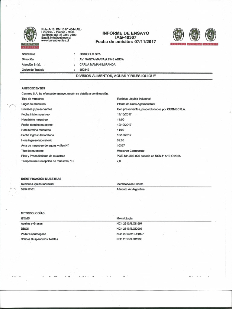 Afluente 2017 Iag-40307 | PDF
