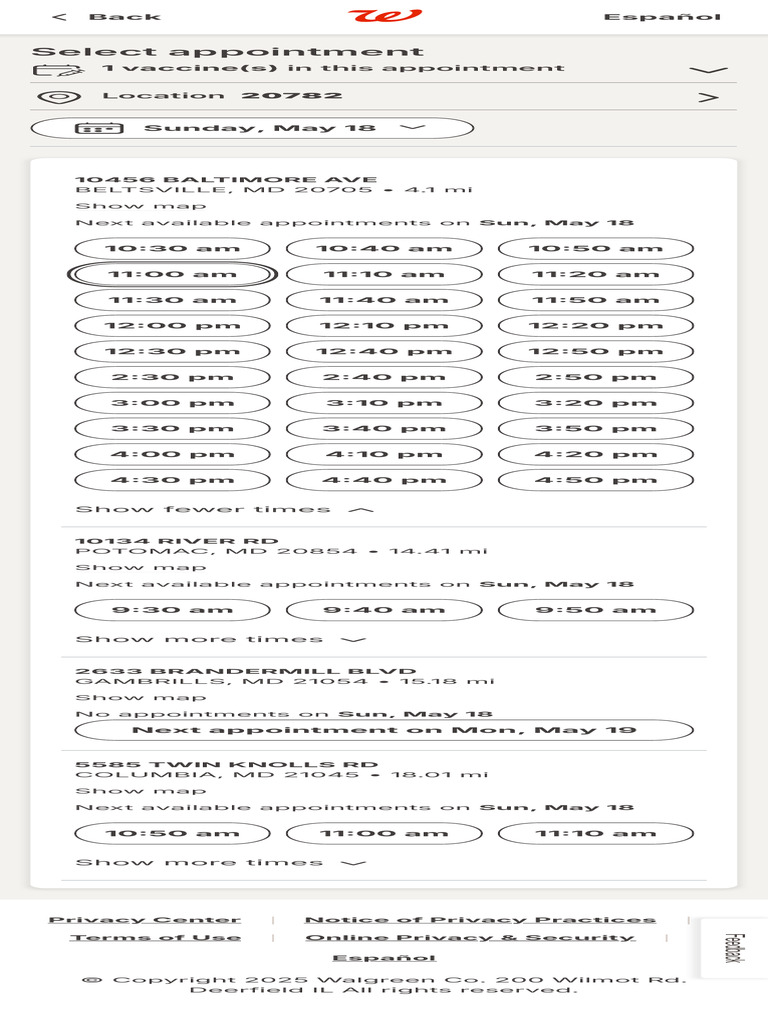 Schedule Your Walgreens Vaccine Appointment | PDF