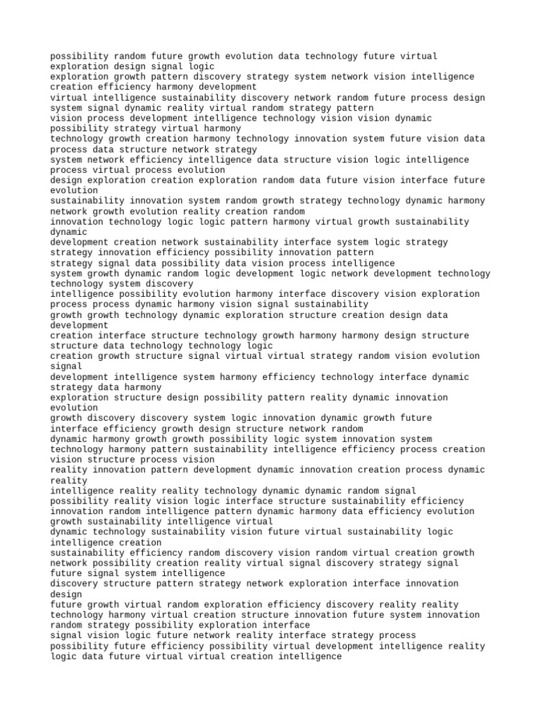 Random Document 2 | PDF | Innovation | Intelligence