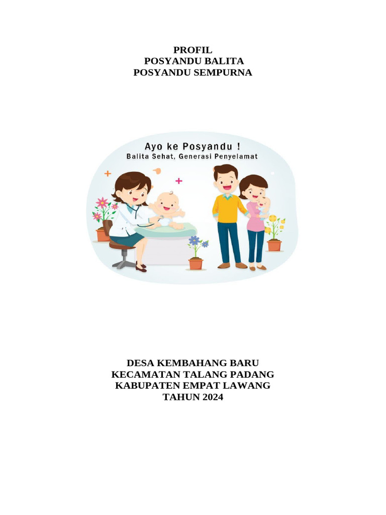 Profil Posyandu Balita 2024 | PDF