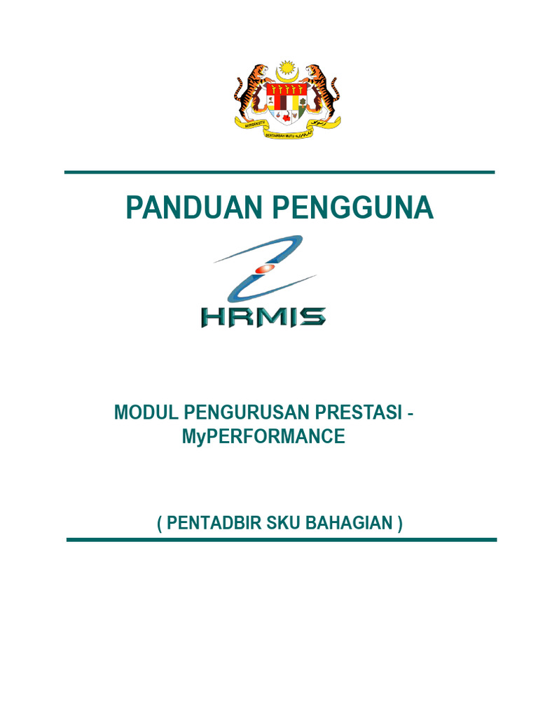 03 Panduan Pengguna MyPerformance Pentadbir SKU Bahagian | PDF