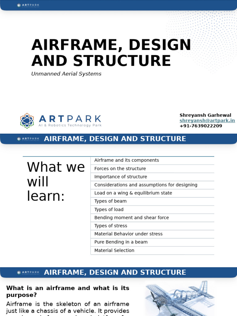 Airframe Design and Structure ND Material Selection | PDF | Bending ...