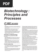 BIOTECHNOLOGY Principles & Processes | PDF | Plasmid | Restriction Enzyme