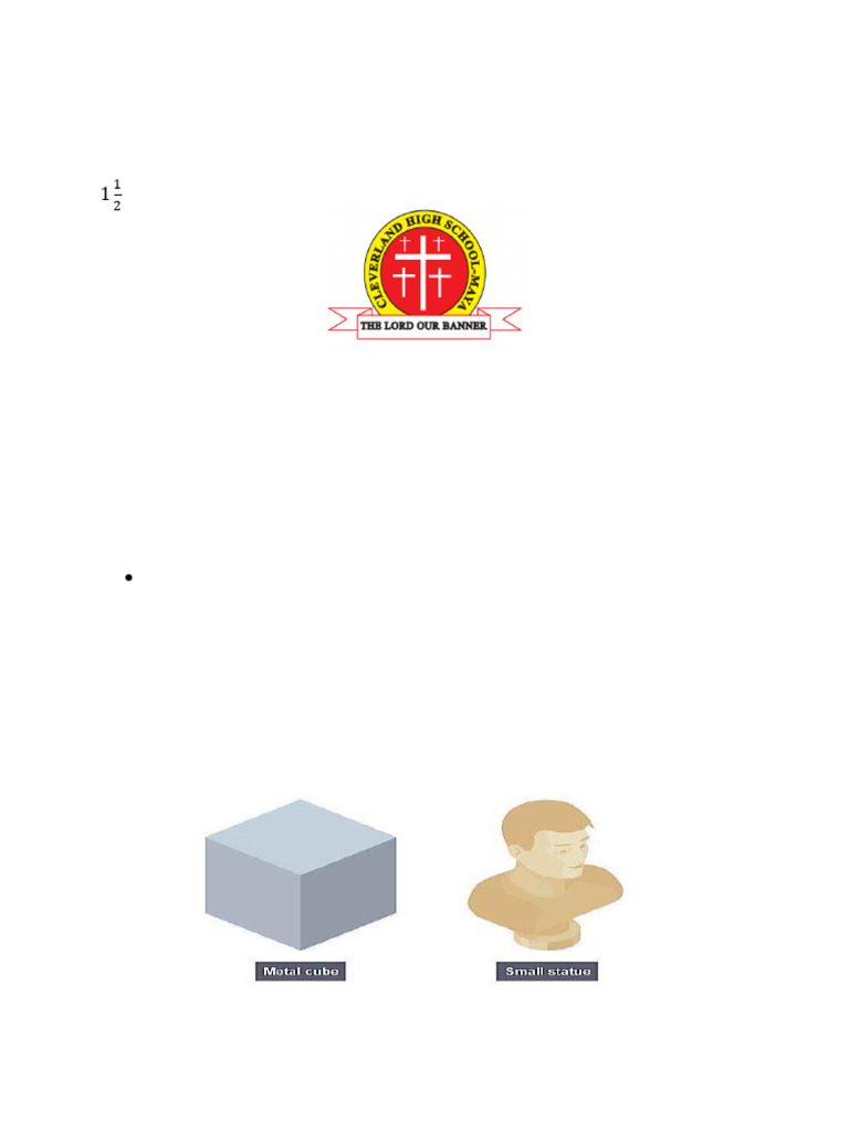 Chs Phy s.1 Mid Term 2025 | PDF | Water | Liquids