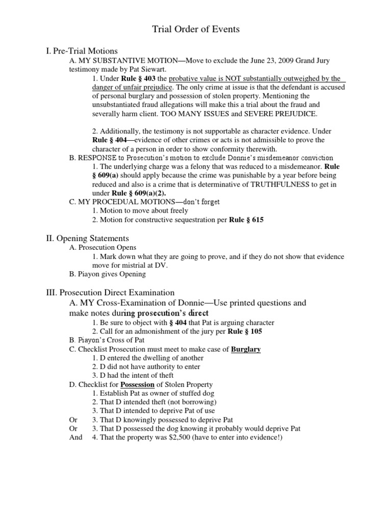 Strategizing an Effective Defense: An Ordered Plan to Challenge ...