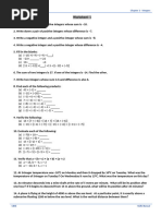 Class 8 Direct and Inverse Proportion Worksheet | PDF | Speed