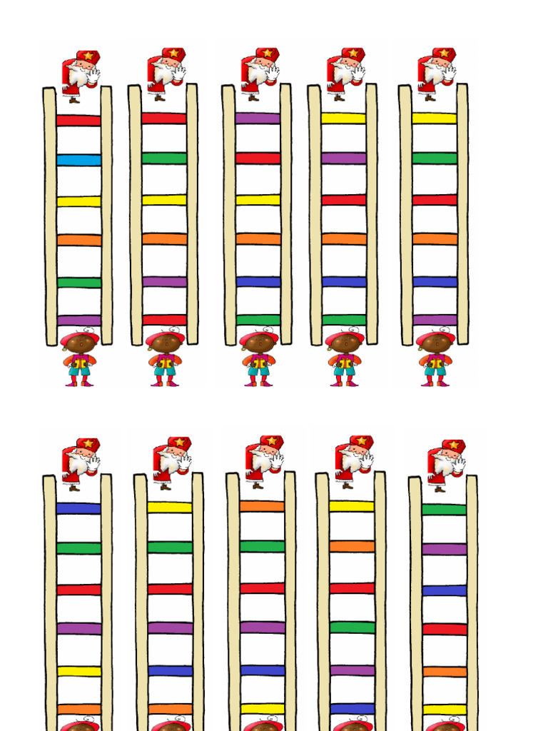 Jeu Des Echelles Saint Nicolas | PDF