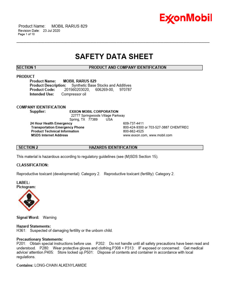101895-sds | PDF | Toxicity | Waste