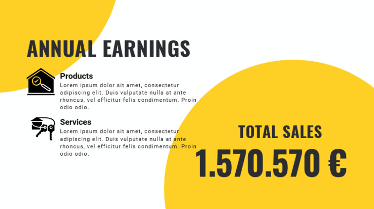 Annual Earnings and Sales Overview | PDF