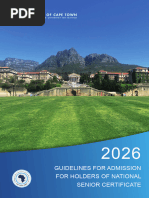 NWU 2026 Grade 12 Prospectus | PDF | University And College Admission ...