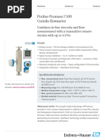 Endress-Hauser Proline Promag H 100 5H1B EN | PDF