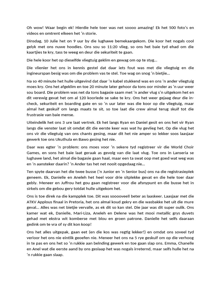 Wat Het Gebeur | PDF