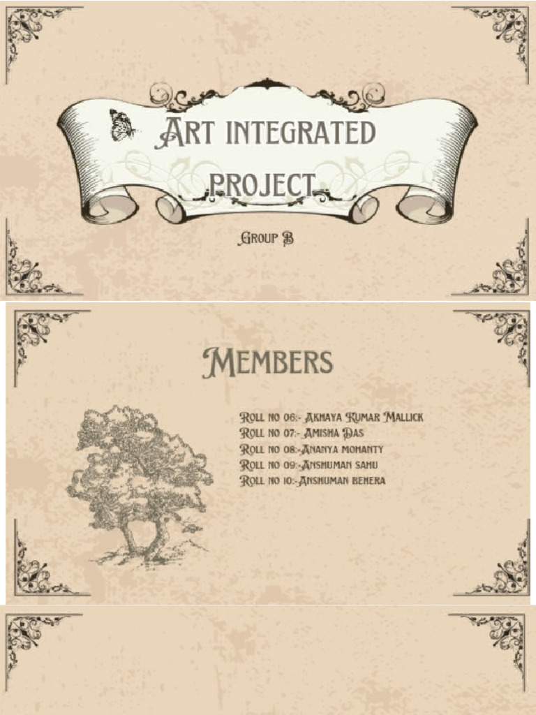 Art Integrated Project Group - B | PDF