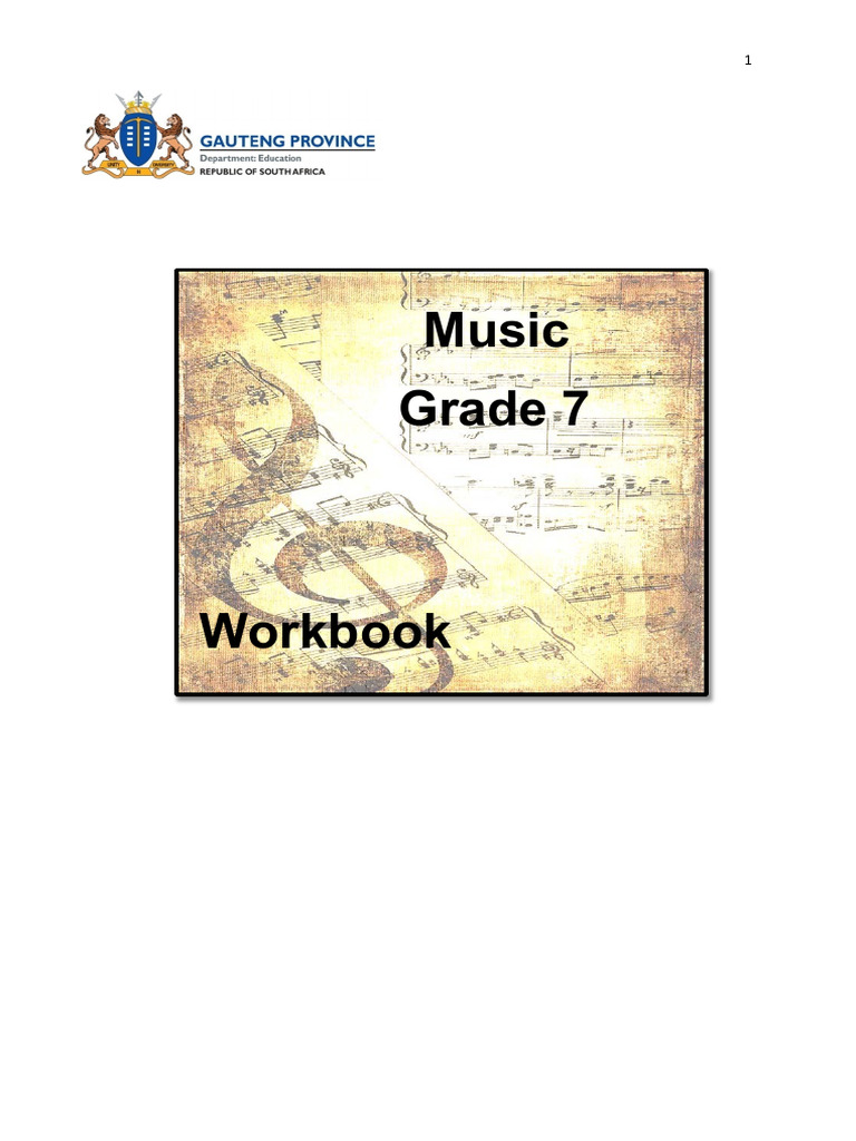 Grade 7 Music Theory Workbook | PDF | Woodwind Instruments | String ...