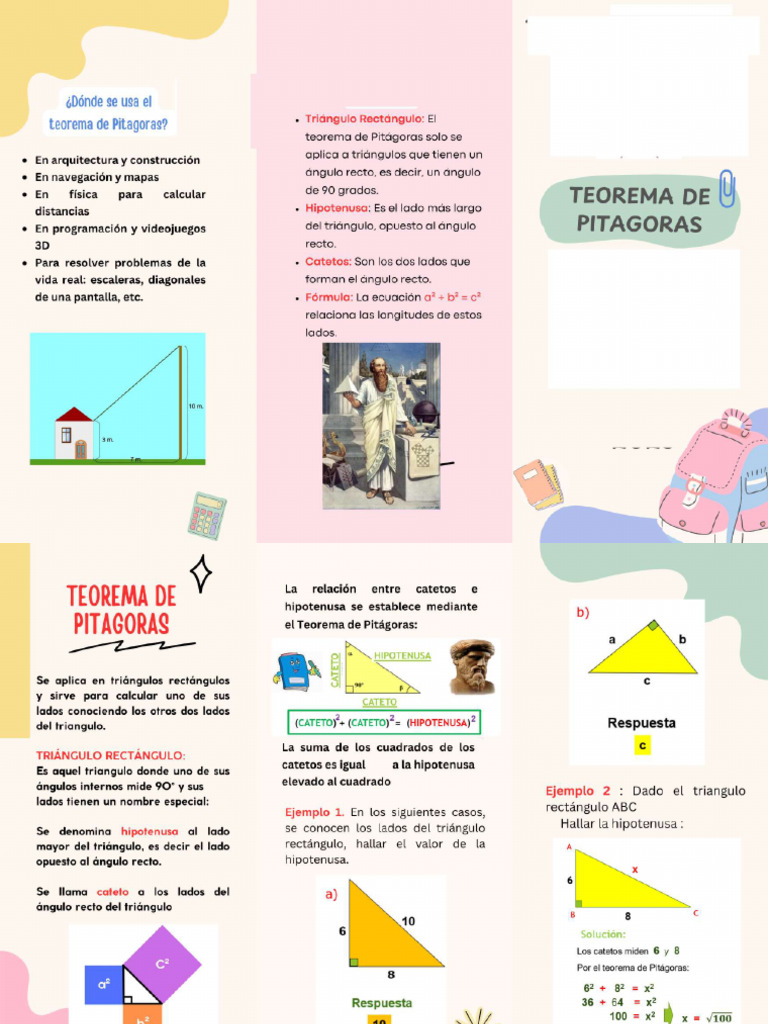 Teorema de Pitagoras | PDF