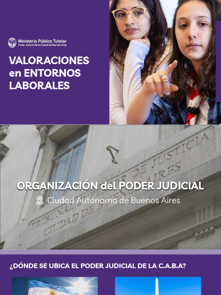 Organización del Poder Judicial en CABA | PDF | Judicaturas ...