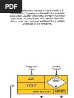 Hazchem Code PDF | PDF | Dangerous Goods | Hazards