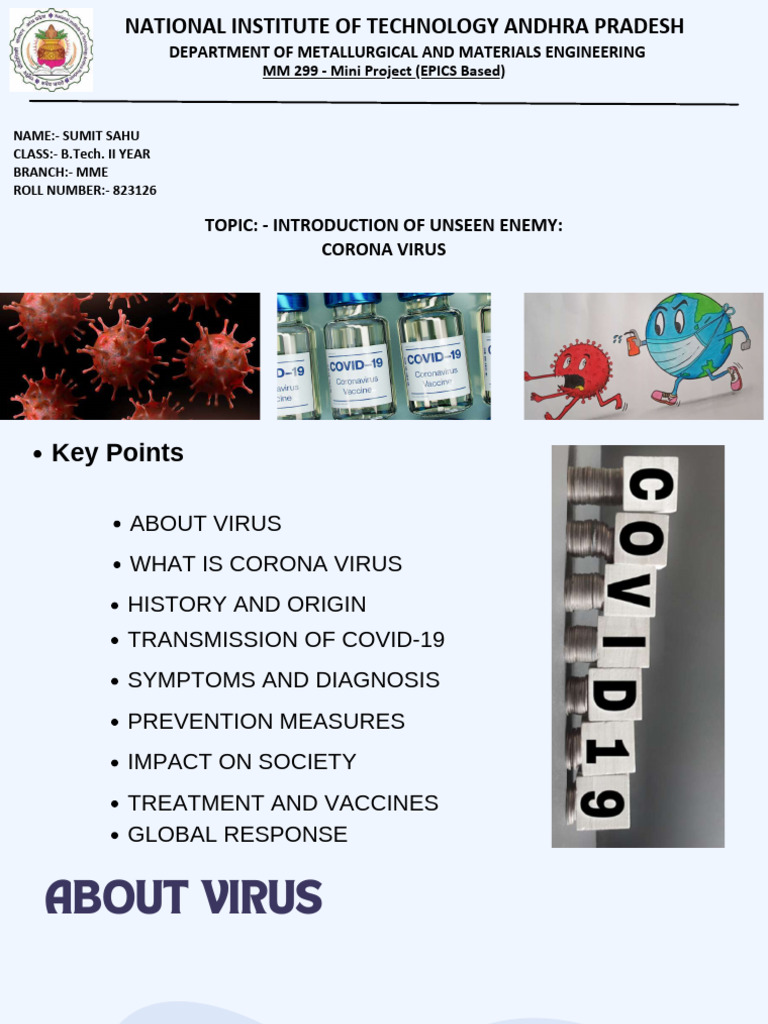 Introduction of Unseen Enemy Corona Virus - Compressed | PDF | Infection | Virus
