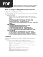 Courtyard - Am FD Checklist | PDF