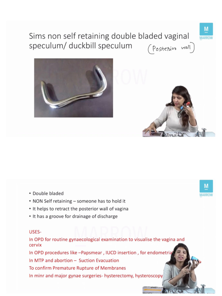 Instruments Obs & Gyn Marrow | PDF