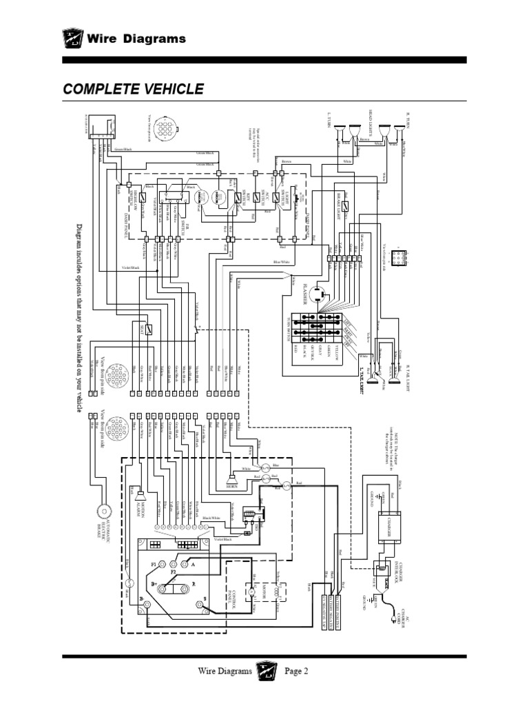 Taylor-Dunn Wiring Diagrams Guide | PDF | Vehicles | Vehicle Technology