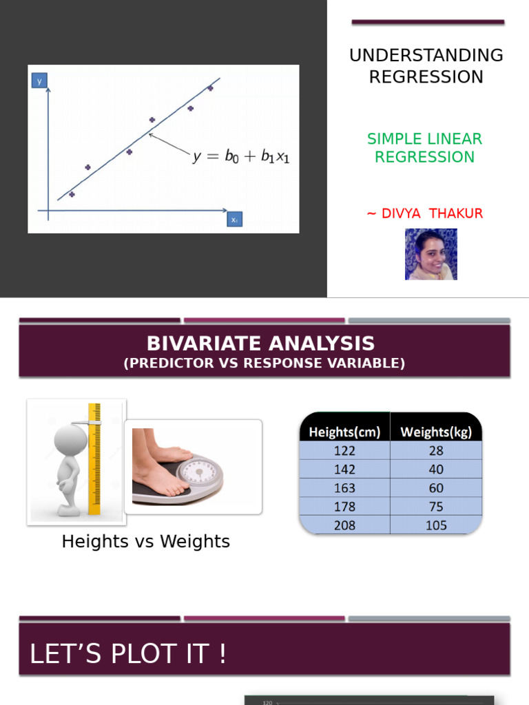 Simple Linear Regression Explained | PDF