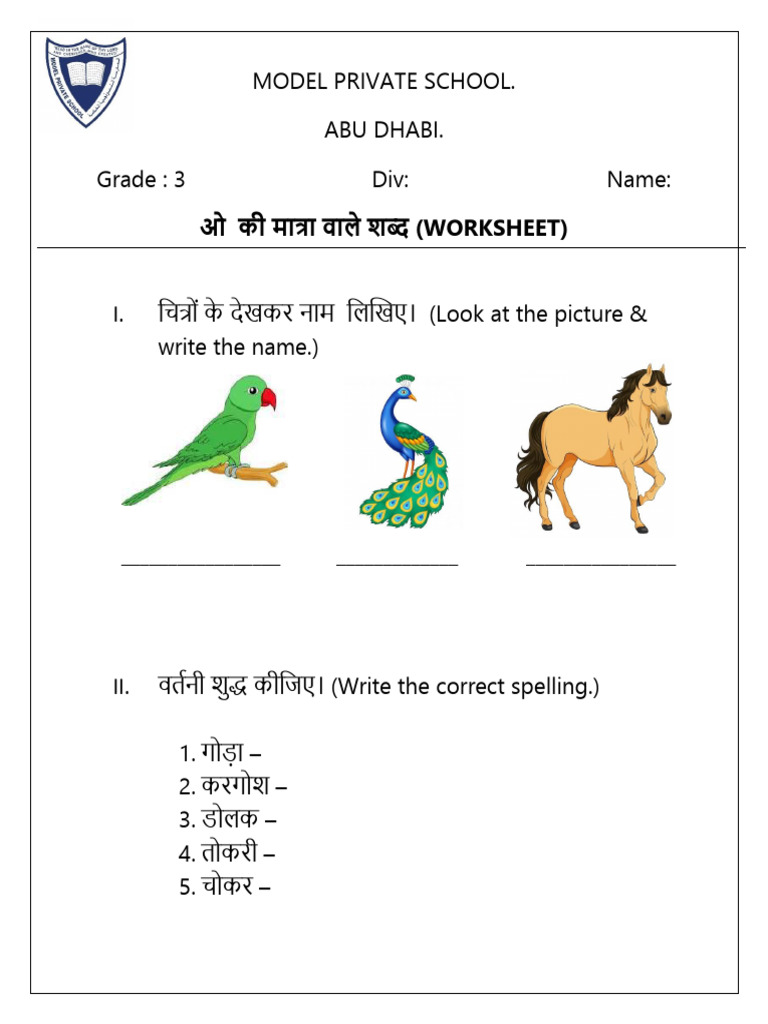 Worksheet (1) - 1 | PDF