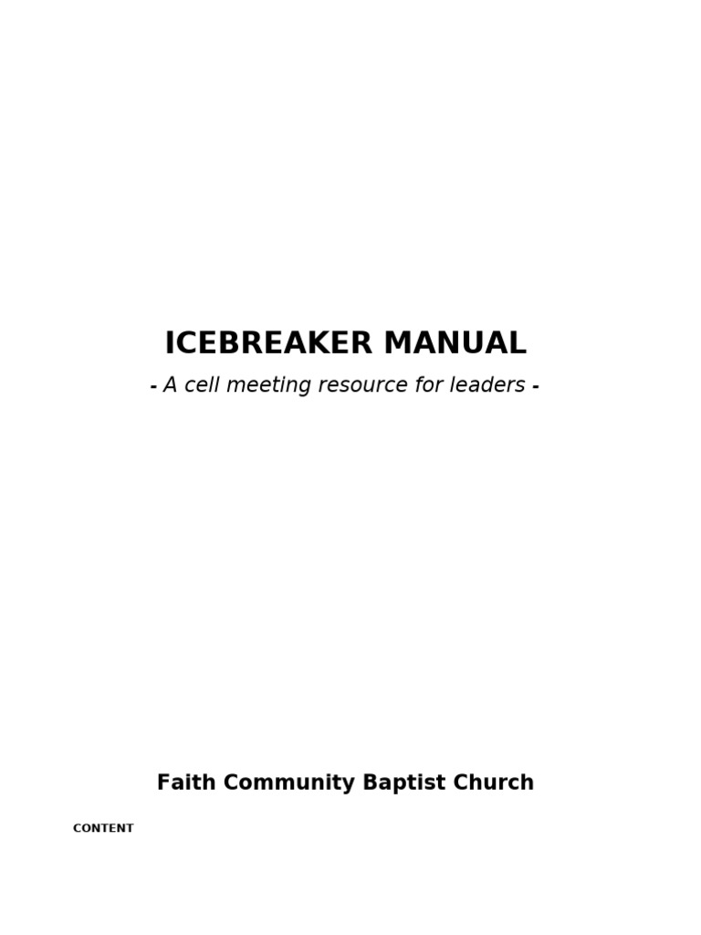Icebreakers | PDF | Password | Vegetables
