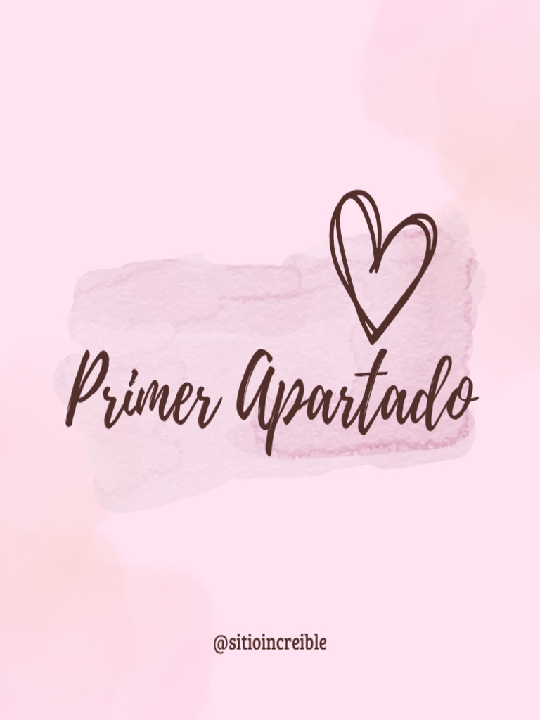 Primer Apartado | PDF