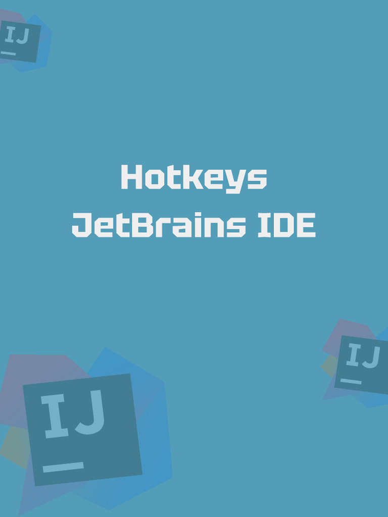 JetBrains IDE | PDF