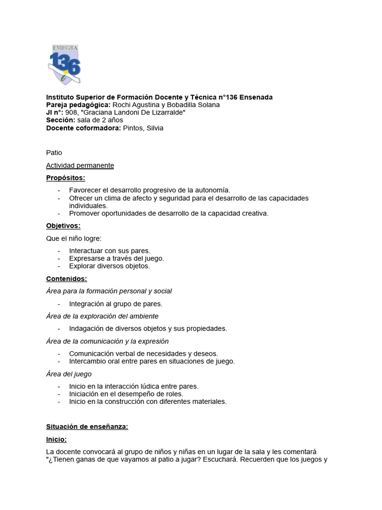 Actividades Lúdicas para Niños de 2 Años | PDF
