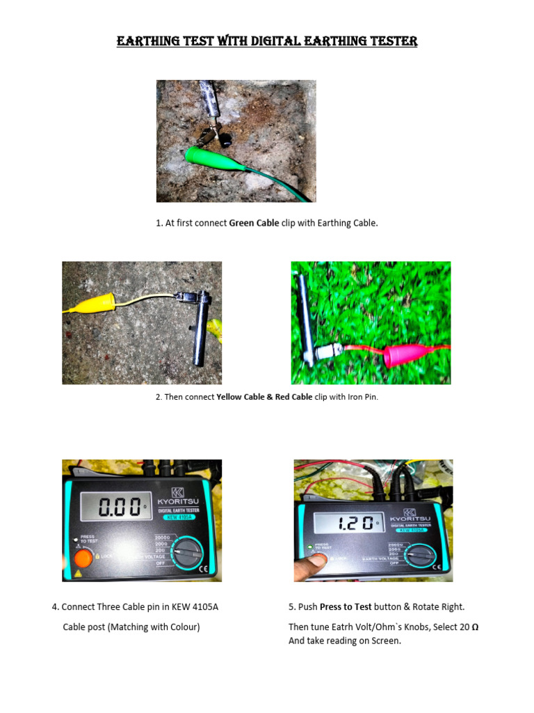 Earthing Tester | PDF
