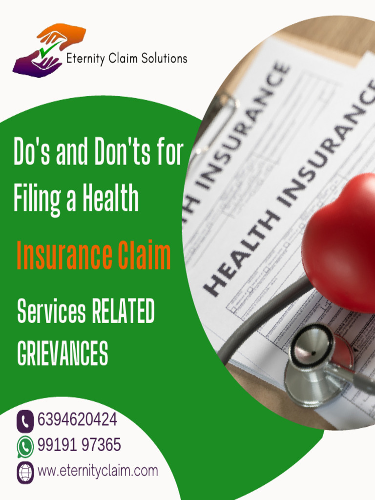 Health Insurance Claim Tips | PDF