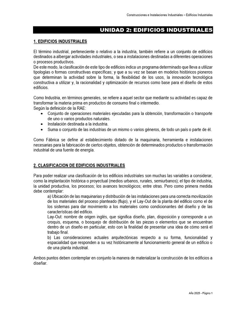 02 Edificios Industriales Rev2025 | PDF | Economias