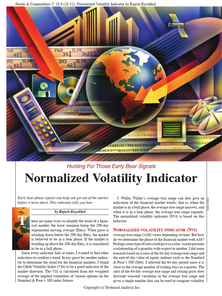 Normalized Volatility Indicator Explained | PDF | Vix | Private Sector