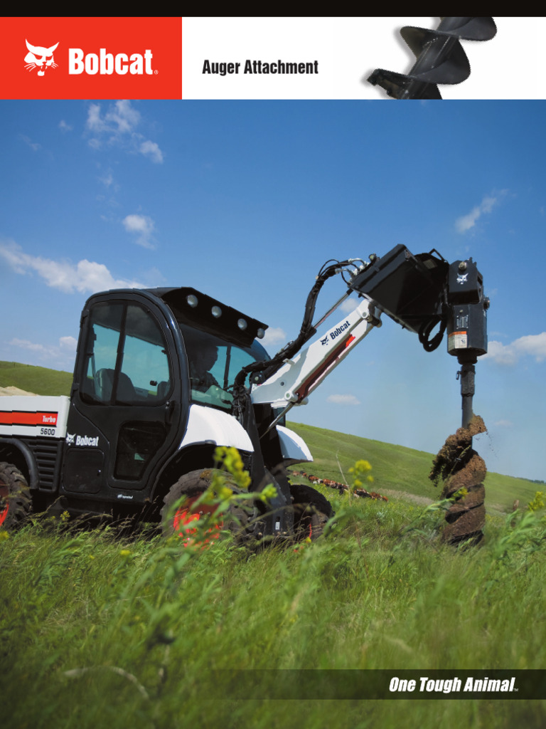 Bobcat Auger Attachment Overview | PDF