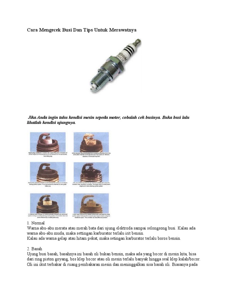 Busi Pembakaran | PDF