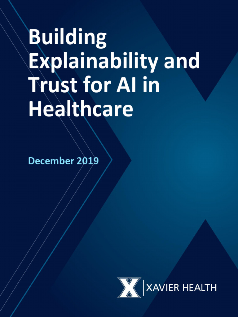 AI Explainability and Trust in Healthcare | PDF | Artificial ...