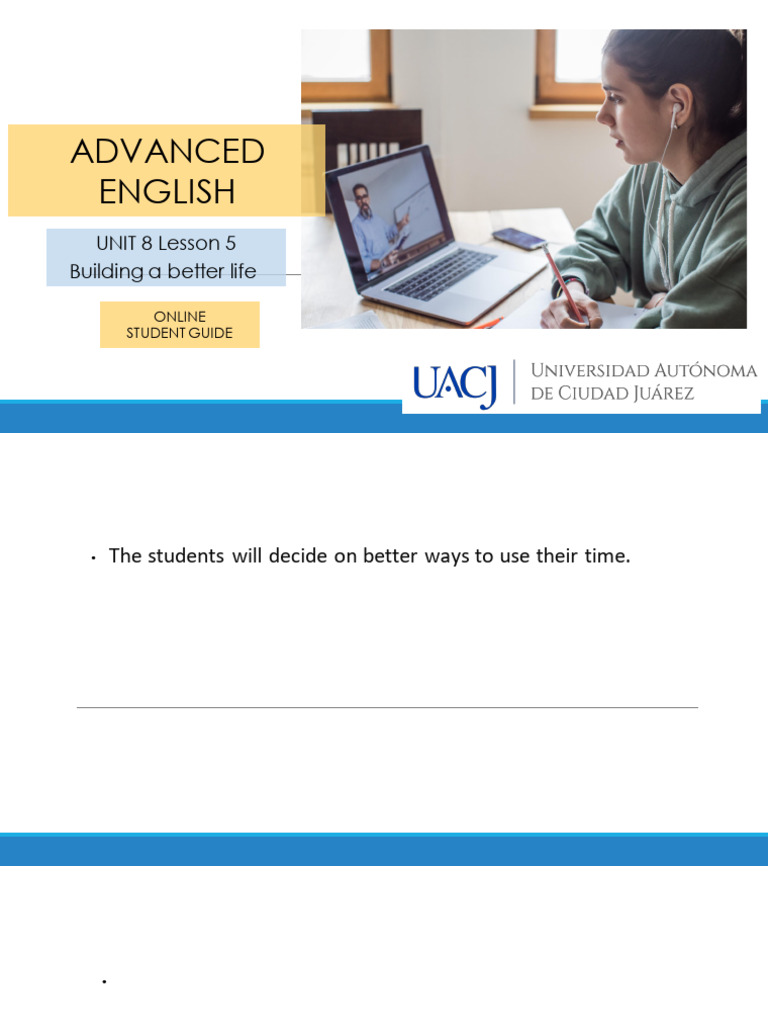 S 10 UNIT 8 Building A Better Life | PDF | Communication | Linguistics