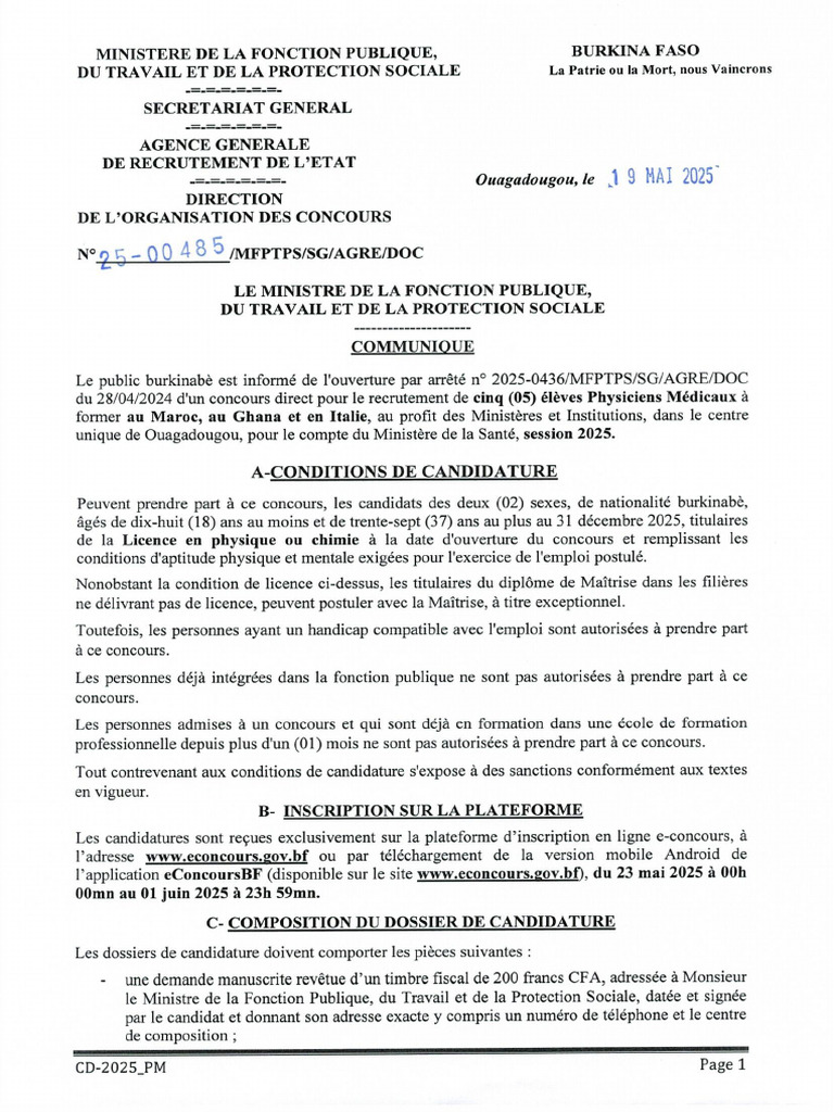 1-32 CD 2025 Physicien Medicaux | PDF