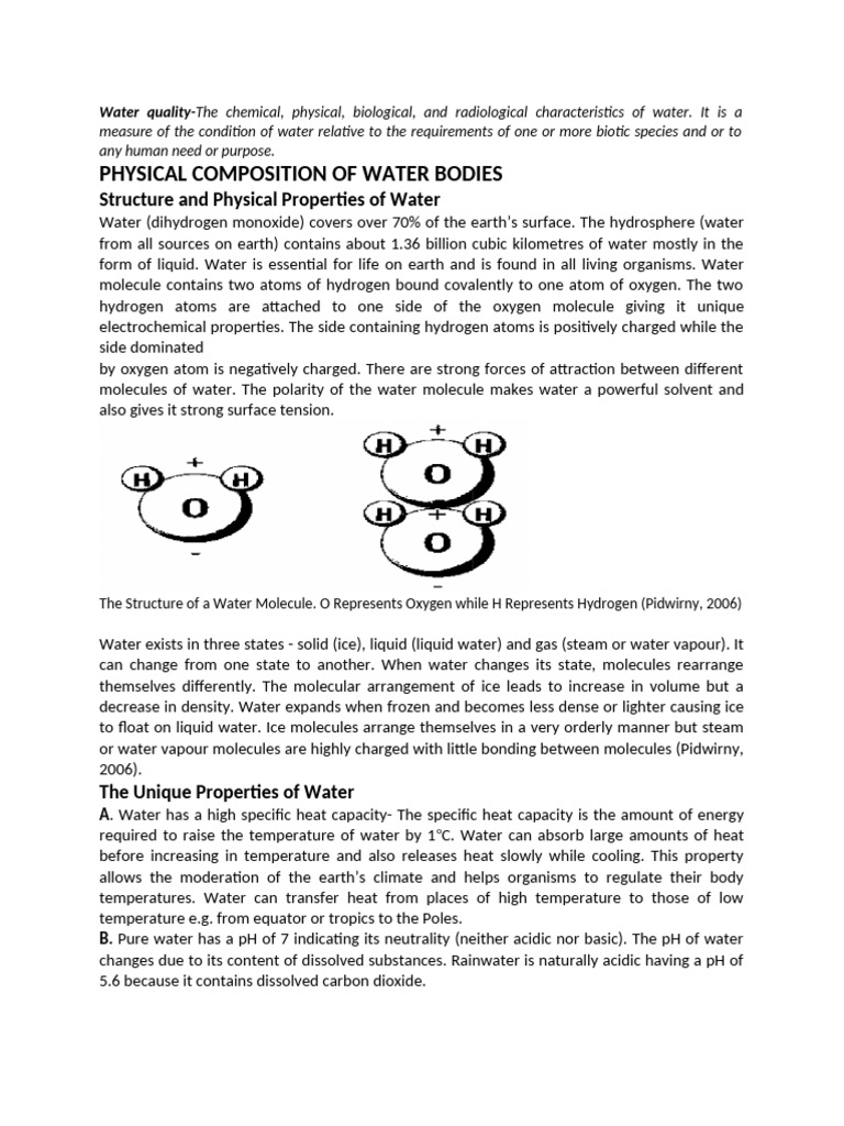 WASH 307 Water Quality 2025 DD | PDF | Bacteria | Water