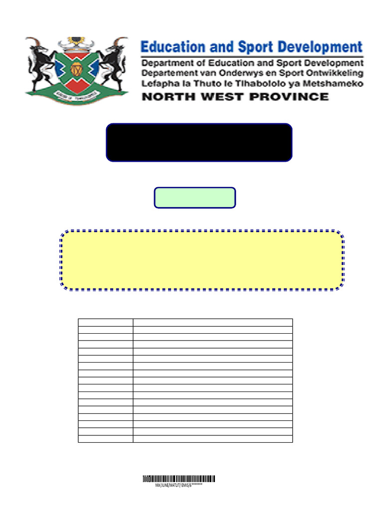 Mathematical Literacy GR 12 MEMO Paper P1 | PDF | Body Mass Index | Mathematics